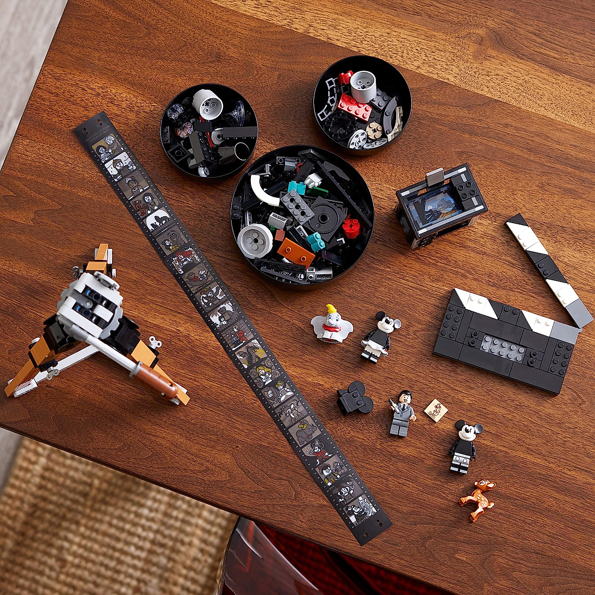 Lego Disney Walt Disney Tribute Camera 43230 Disney Fan Building Set, Celebrate Disney 100 with a Collectible Piece Perfect for Play and Display, Makes a Fun Gift for Adult Builders and Fans