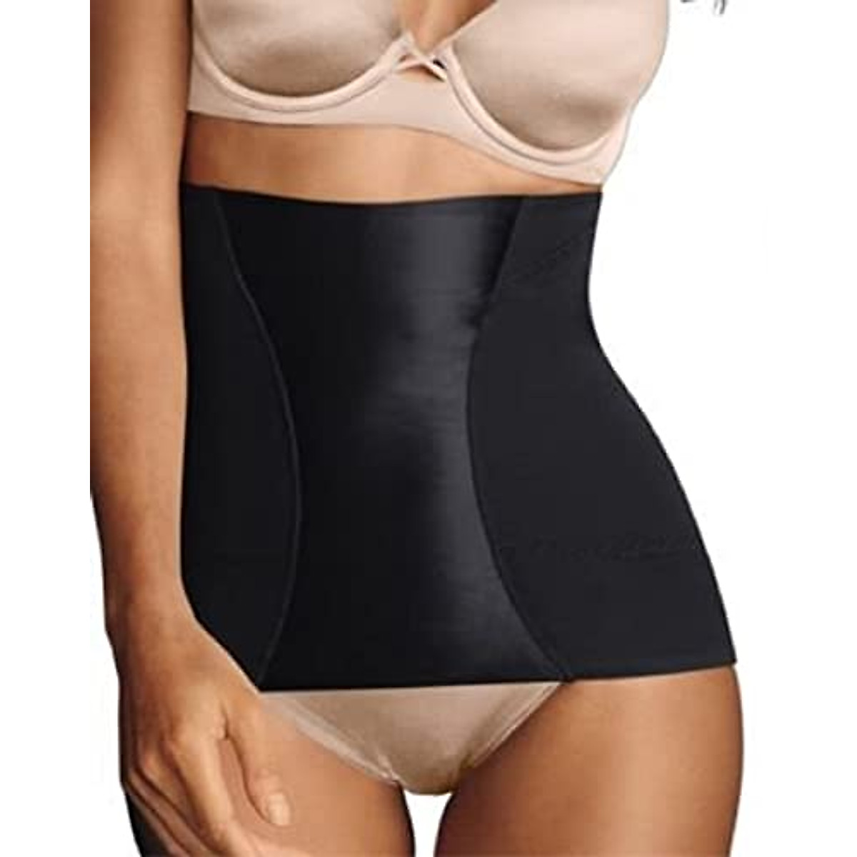 Maidenform womens Trainer Easy Up Cincher With Anti-static Fl2368 waist shapewear, Black, Small US