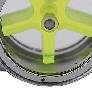 Oumefar Tungsten Alloy Standard Thread Computer Water Cooling Flow Indicator G1/4 Inch Visual Water Flow Indicator for Observing Water Flow Speed etc