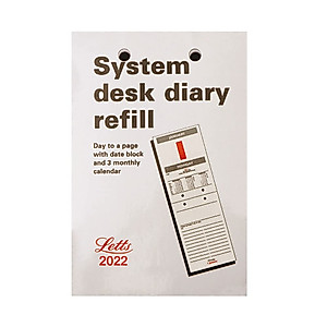 Letts System Desk Refill 2022