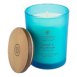 Chesapeake Bay Candle PT41312 Scented Candle, Refresh + Rejuvenate (Mediterranean Citrus), Medium, Home Décor