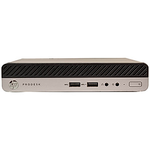 HP ProDesk 400G3 Micro Desktop Computer PC, Intel Quad Core i5, 16GB RAM, 512 GB SSD, Windows 10 Home, New Periphio Webcam, Wireless Keyboard & Mouse, HDMI, WiFi (Renewed)