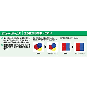 Sakura Color Products 13 12-color Poster Colors a Lamination Tube Is Entered.