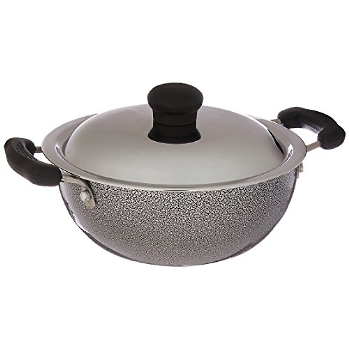 Prestige Manttra Omega Select Plus 200 Deep Fry pan, Kadai, Indian kadhai, Small, Black