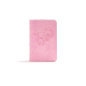 CSB Baby's New Testament with Psalms, Pink Imitation Leather, Red Letter, Presentation Page, Gift Box, Keepsake, Easy-to-Read Bible Serif Type