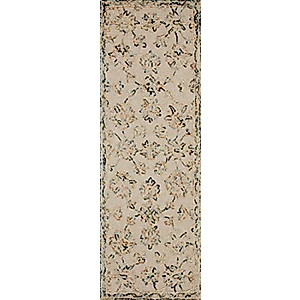 Loloi II Halle Collection HAE-04 Lagoon/Multi, Traditional 2'-6" x 7'-6" Runner