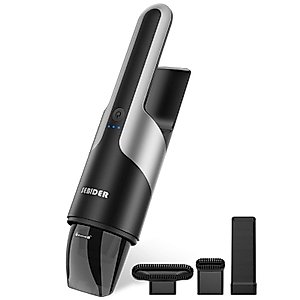 SEBIDER Handheld Vacuum Cleaner 8000Pa Cordless Hand Mini Car Vacuum Rechargeable Portable Vac for Pet Hair, Home, Carpet, Car Cleaning(Black Gray)