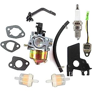 AISEN Carburetor for ETQ TG32P12 TG28P41 TG32P31 Generator 16100-170-00 Insulator Gasket Fuel Filter Fuel Line Spark Plug Oil Alert Sensor