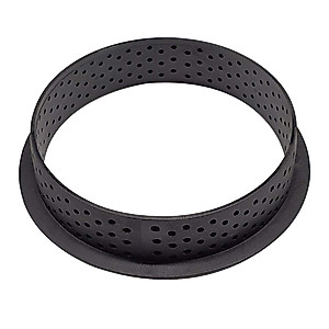 Hasde Cake Mold Perforated Cutter Round-Shape Mousse Circle Ring Tart Decorating 8PCS