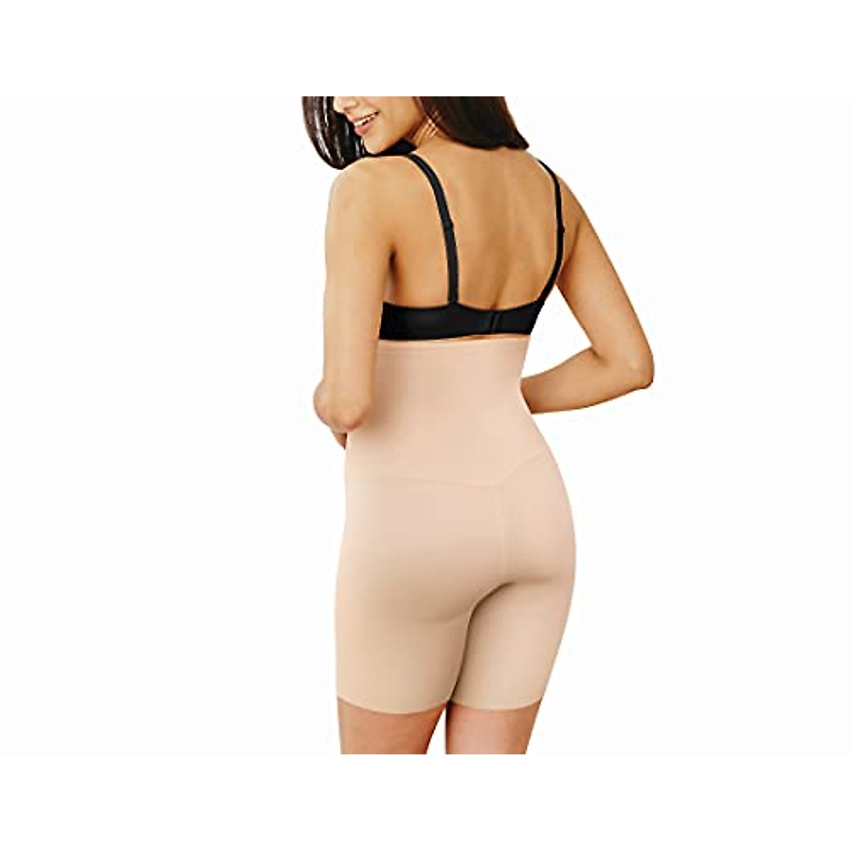 Maidenform womens Maidenform Firm Foundations Hi-waist Slimmer Thigh Shapewear, Latte Lift, X-Large US