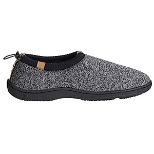 Acorn Men's Explorer Shoes Slipper, Black Heather, Large