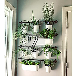 12 Pack 6 Inch S Hook, Large Vinyl Coated S Hooks with Rubber Stopper Non Slip Heavy Duty S Hook, Steel Metal Black Rubber Coated Closet S Hooks for Hanging Jeans Plants Jewelry Pot Pan Cups Towels