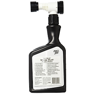 CENTRAL GARDEN BRANDS 100503872 Lilly Miller Moss Out for Roofs and Walks Ready to Spray 27oz, 27 oz, Multicolor