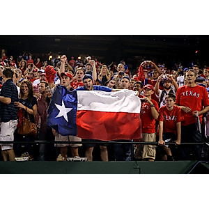 Texas Flag 3 x 5 ft Outdoor, High Wind, Heavy Duty Large TX State Flags for Outside, Durable Nylon with Luxury Embroidered Stars Sewn Stripes Brass Grommets