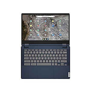 Lenovo Flex 5i 13 Chromebook 2-in-1 Laptop, Intel Core i3-1115G4, 8GB RAM, 64GB Storage, Intel UHD Graphics, 13.3" FHD Touchscreen Display, Chrome OS, Abyss Blue