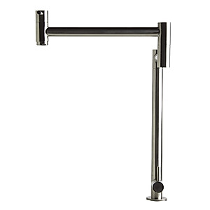 ALFI brand AB5018-BSS Pot Filler, 20"L x 15"H, Brushed Stainless Steel