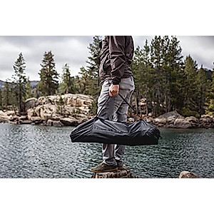 PICNIC TIME NCAA NC State Wolfpack PTZ Camp Chair, Picnic Chair, Beach Chair with Carrying Bag, (Black), 20.5 x 33 x 34