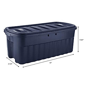 Rubbermaid 50 Gallon Roughneck️ Storage Tote Durable, Reusable, Plastic Storage Bin