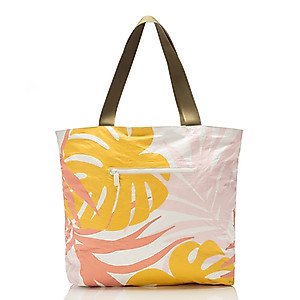 ALOHA Collection Tropics Day Tripper Tote in Starburst | Lightweight, Packable, and Splash-Proof Beach Tote Bag | Easy to Clean