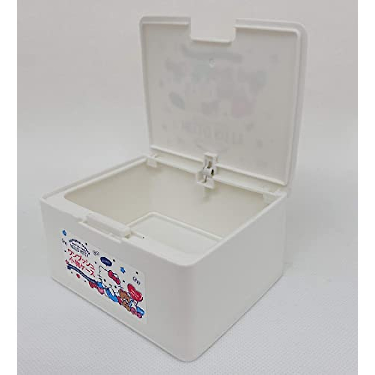 Friend Sanrio Hello Kitty Cute Box with One Touch Open Lid, Makeup Case, Accessory Case, Cosmetic Case, 4.2in x 3.5in x 2.1in