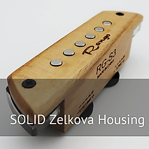 RG-S3 Passive Woody Soundhole Acoustic Guitar Pickup with Volume Tone Control for steel-string acoustic guitars - Magnetic Humbucker Pickup