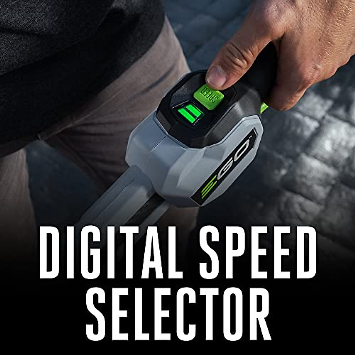 EGO Power+ ST1620T 16-Inch LINE IQ String Trimmer with POWERLOAD Technology, Battery and Charger Not Included, Black