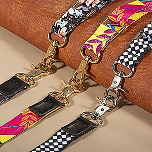 Zafolia Cell Phone Lanyard, Phone Lanyard Crossbody, Wrist Strap, lanyards for Keys, Universal Adjustable Shoulder Neck Straps for iPhone Case ID Badges and Most Smartphones (Pretty Flowers)