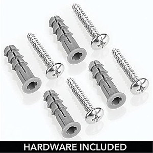 mDesign Wall Mount Towel Storage Rack for Bathroom - 6-Tier Hanging Organizer - Mounted Shelf for Multiple Bath Towels or Rolled Robes - Wine Bottle Holder - Steel Metal - Carson Collection - Chrome