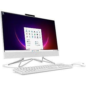 HP 2022 Newest All-in-One Desktop Computer, 23.8" Full HD Touchscreen, AMD Ryzen 5 3500U Processor, AMD Radeon Vega 8 Graphics, 64GB RAM, 1TB SDD + 2TB HDD, Webcam, Windows 11 Home
