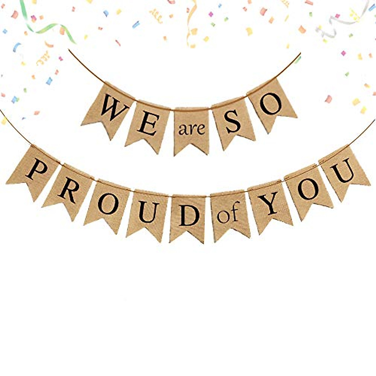 JeVenis We Are So Proud of You Banner Graduation Banner Congratulations Banner Graduation Party Decorations Graduation Commencement Decoration