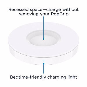 PopSockets PopPower Home: Wireless Charger for Phones - White (Gloss)