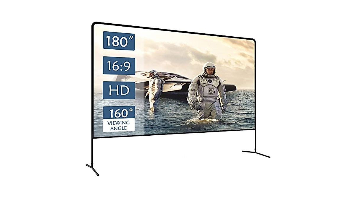 180-Inch Outdoor Projector Screen for Home Theater & Events