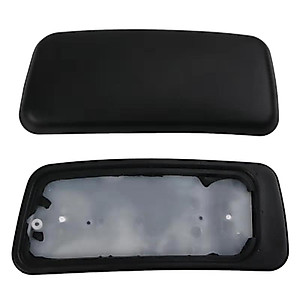 M-one New Arm Pads Caps Replacement for Haworth Zody Office Chair 1 Pair Black/Gray (Black)