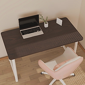 BAYYA Dark Brown Wood Grain Contact Paper Waterproof Peel and Stick Wallpaper Black Walnut Furniture Sticker for Kitchen Cabinet Table Floor Shelf Drawer Liner Self-Adhesive Vinyl Film Wall Covering