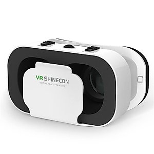 VR G05 Virtual Reality H-D Lens Headset Economical 3D VR Glasses for 4.7-6.0 inches Android iOS Smart Phones, Gift for Kids and Adults for 3D Gaming and VR Videos