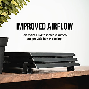 Glistco Simple Feet- Horizontal Stand/Feet Compatible with PlayStation 4 (Pro)