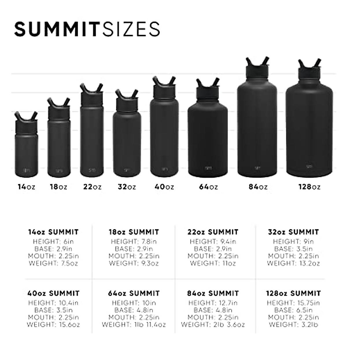 Simple Modern Water Bottle with Straw and Chug Lid Vacuum Insulated Stainless Steel Metal Thermos Bottles | Reusable Leak Proof BPA-Free Flask for Sports | Summit Collection | 32oz, Almond Birch