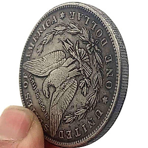 MKIOPNM Coin Collection Commemorative Coin 1887 Radio Batman Superman Brass Old Silver Memorial Put Magic Copper Coins Memorial Coin