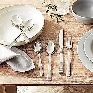 Oneida, Service for 8 Paxton 42 Piece Everyday Flatware, 18/0 Stainless Steel, Silverware Set