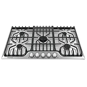 FRIGIDAIRE Professional FPGC3677RS FRIGIDAIRE Professional 36'' Gas Cooktop with Griddle in Stainless Steel
