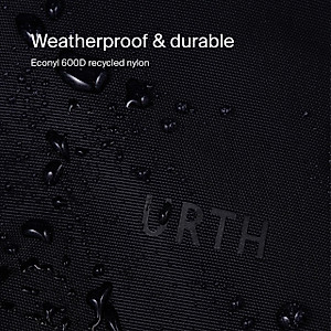 Urth Arkose 20L Backpack – 15” Laptop Bag, Weatherproof + Recycled (Black)