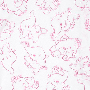 Canticos Unisex-Baby Girls' 2-Pack Wearable Sleep Bags, White, 0-6 Months