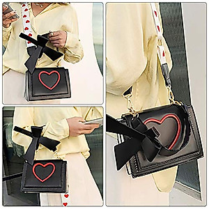 TENDYCOCO Simple Tote Bag Adjustable Bag Fashionable Trendy Universal Bag Black