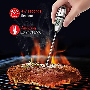ThermoPro TP-02S Instant Read Meat Thermometer+ThermoPro TM01 Kitchen Timers for Cooking