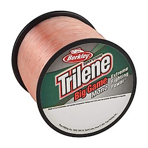 Berkley Trilene® Big Game™, Pink Coral, 12lb | 5.4kg, 1175yd | 1074m Monofilament Fishing Line, Suitable for Saltwater and Freshwater Environments