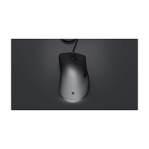 Microsoft Pro Intellimouse – Dark Shadow. Comfortable Ergonomic Design with 2 Customizable Buttons, Wired, USB, Gaming Mouse for PC/Laptop/Desktop