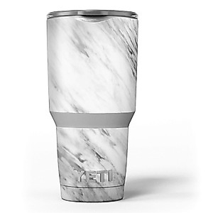 Design Skinz Slate Marble Surface V10 - Skin Decal Vinyl Wrap Kit Compatible with The Yeti Rambler Cooler Tumbler Cups