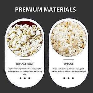 DOITOOL Popcorn Machine Mixer Popcorn Stirring Rods Popcorn Maker Whisk for Popcorn Machine Parts Replacement Accessoroies