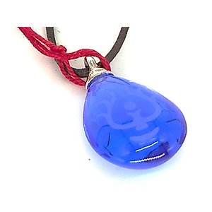 The Ghibli Museum Limited Hayao Miyazaki Baccarat「Castle in The Sky Laputa」Levitation Stone　Crystal (Sapphire Blue) Pendant