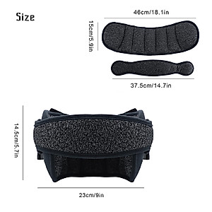 KAKIBLIN Baby Car Seat Head Support,Baby Head Support for Car Seat Stroller, Safety Car Seat Neck Relief Strap Headrest,Slumber Sling Sleep Holder Belt for Toddler Infants Child Children Kids(Gray)